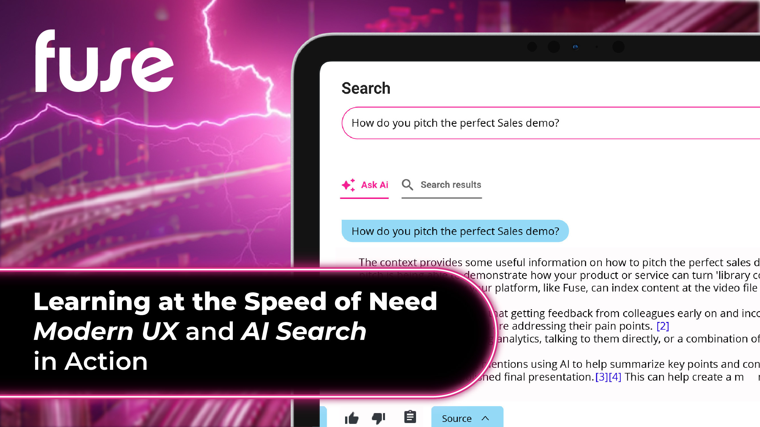 Learning at the Speed of Need: Modern UX and AI Search in Action
